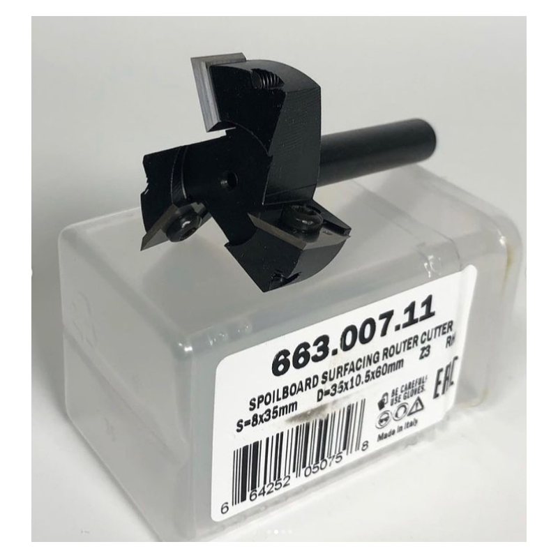 Fraise à surfacer à plaquettes diamètre 35 mm queue de 8 mm