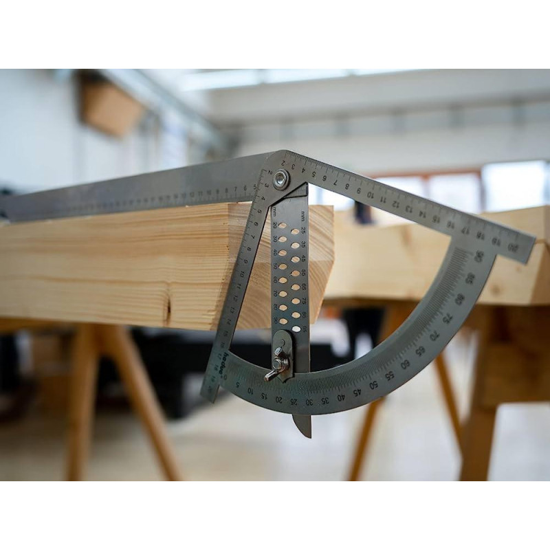 Equerre alpha Hedue 450x210mm angle 90°