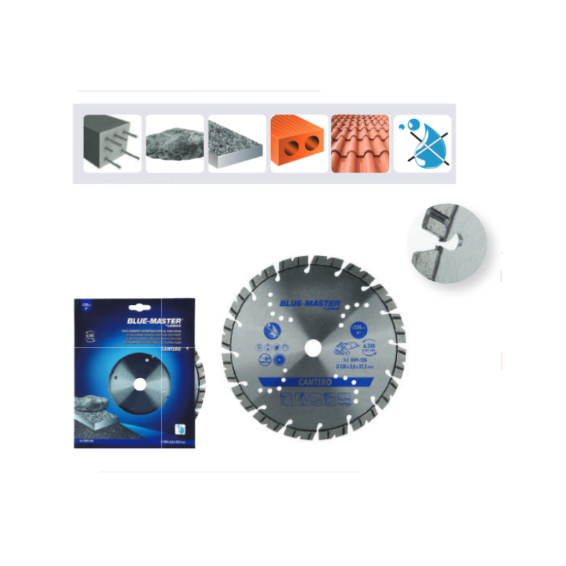 Disque diamant pour meuleuse pour la coupe de pierre, granit et tuile