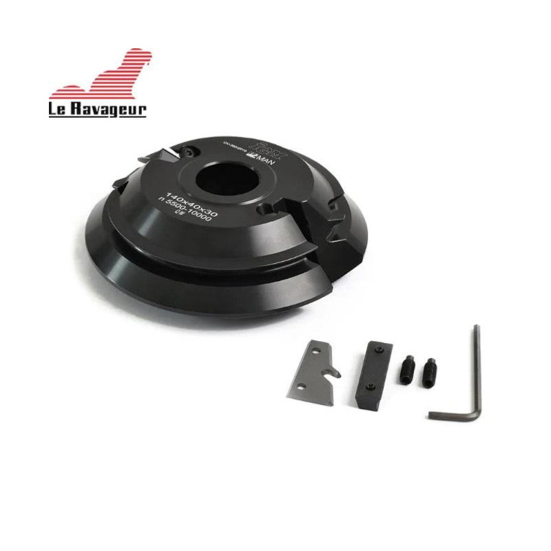 Porte-outils pour bouvetage d'angle 45° de 13 à 28 mm - Le Ravageur