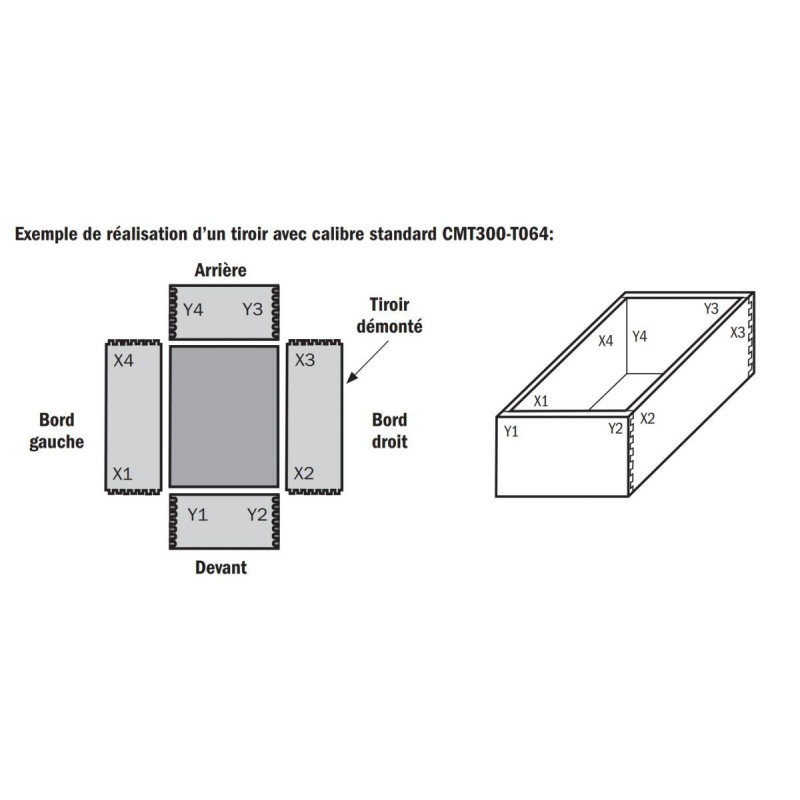 PEIGNE D'ASSEMBLAGE CMT300-T064 CMT
