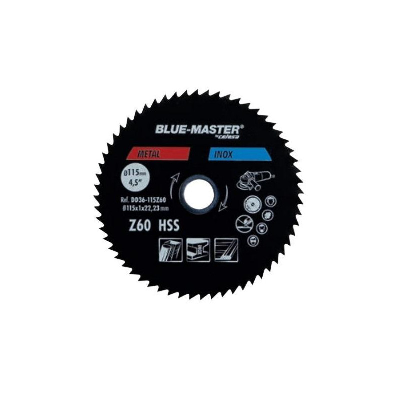 Disque carbure à tronçonner leMETAL pour meuleuse