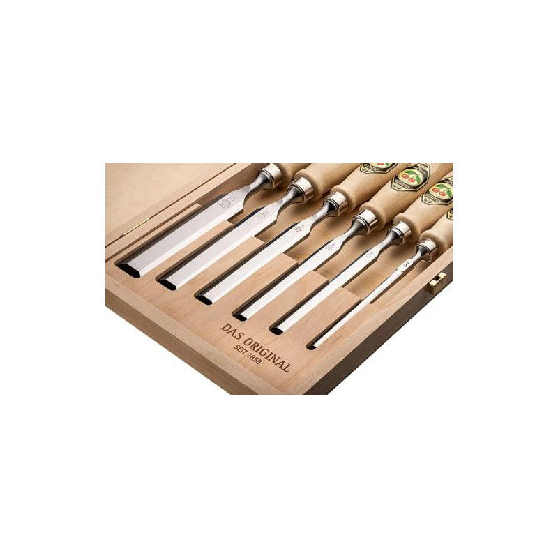 Coffret de 6 ciseaux à bois Kirschen 2 cerises n°1001