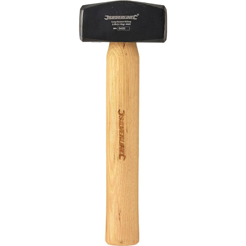 Massette de maçon, manche Hickory, 1250 grammes