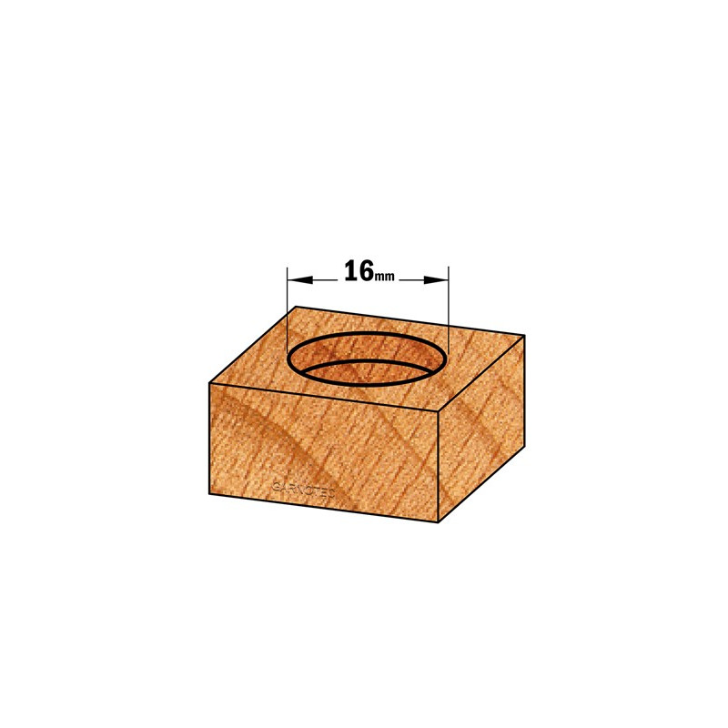 MECHE A FACONNER CARBURE DIAMETRE 16 MM Longueur totale 90 mm