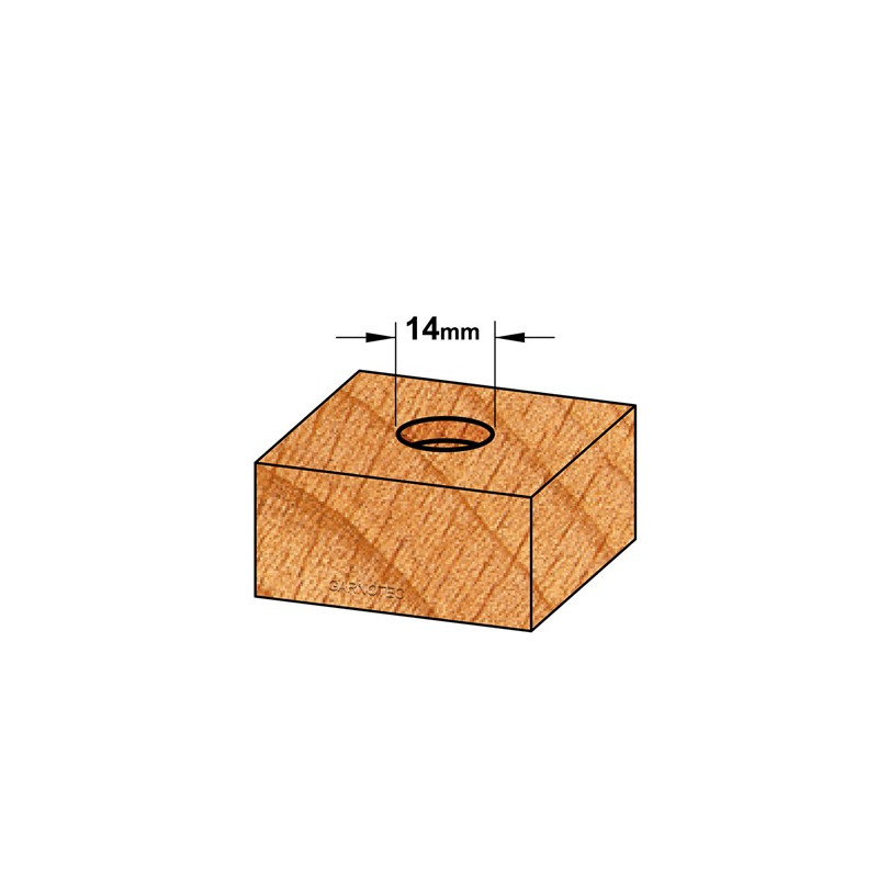 MECHE A FACONNER CARBURE DIAMETRE 14 MM Longueur totale 90 mm