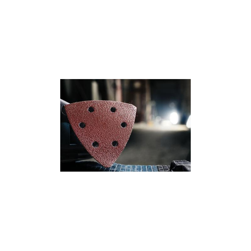 Triangle à poncer DELTA 93 mm - Grain de 120 (lot de 10)