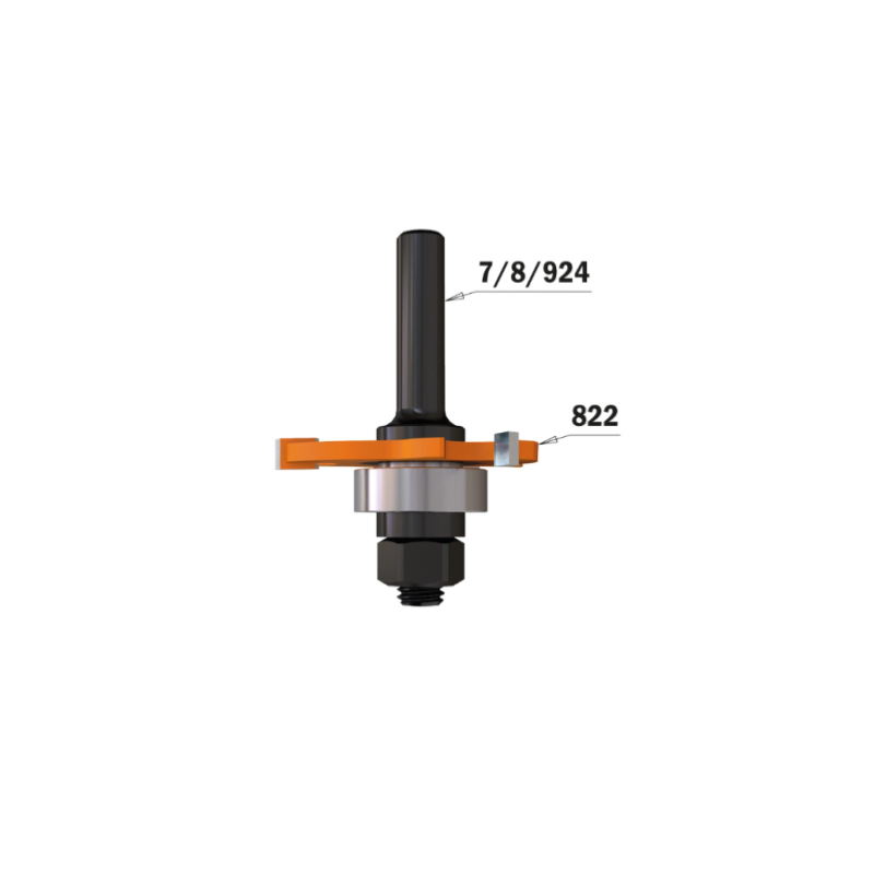 Fraise disque pour rainurer épaisseur 2 mm - CMT 822